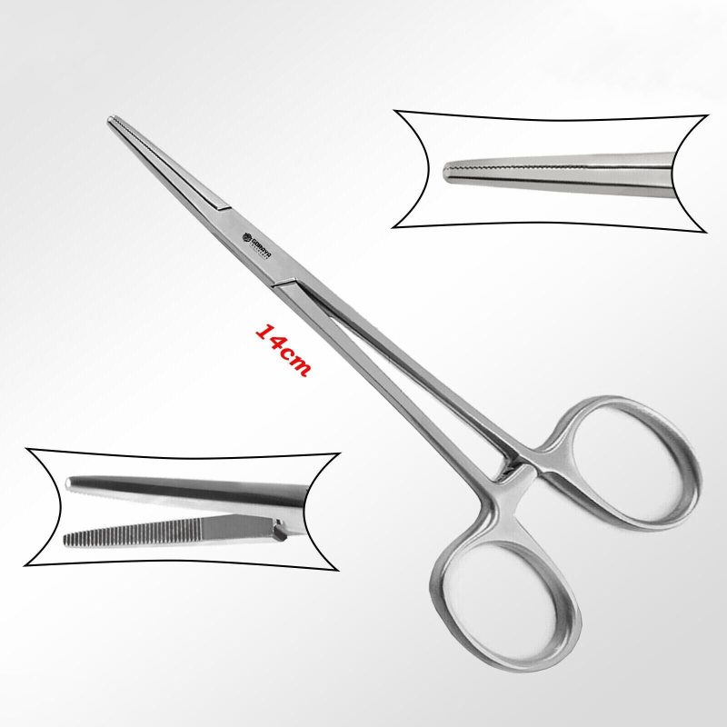 Surgical Hemostat Straight Kelly Locking Clamp Veterinary Forceps ...